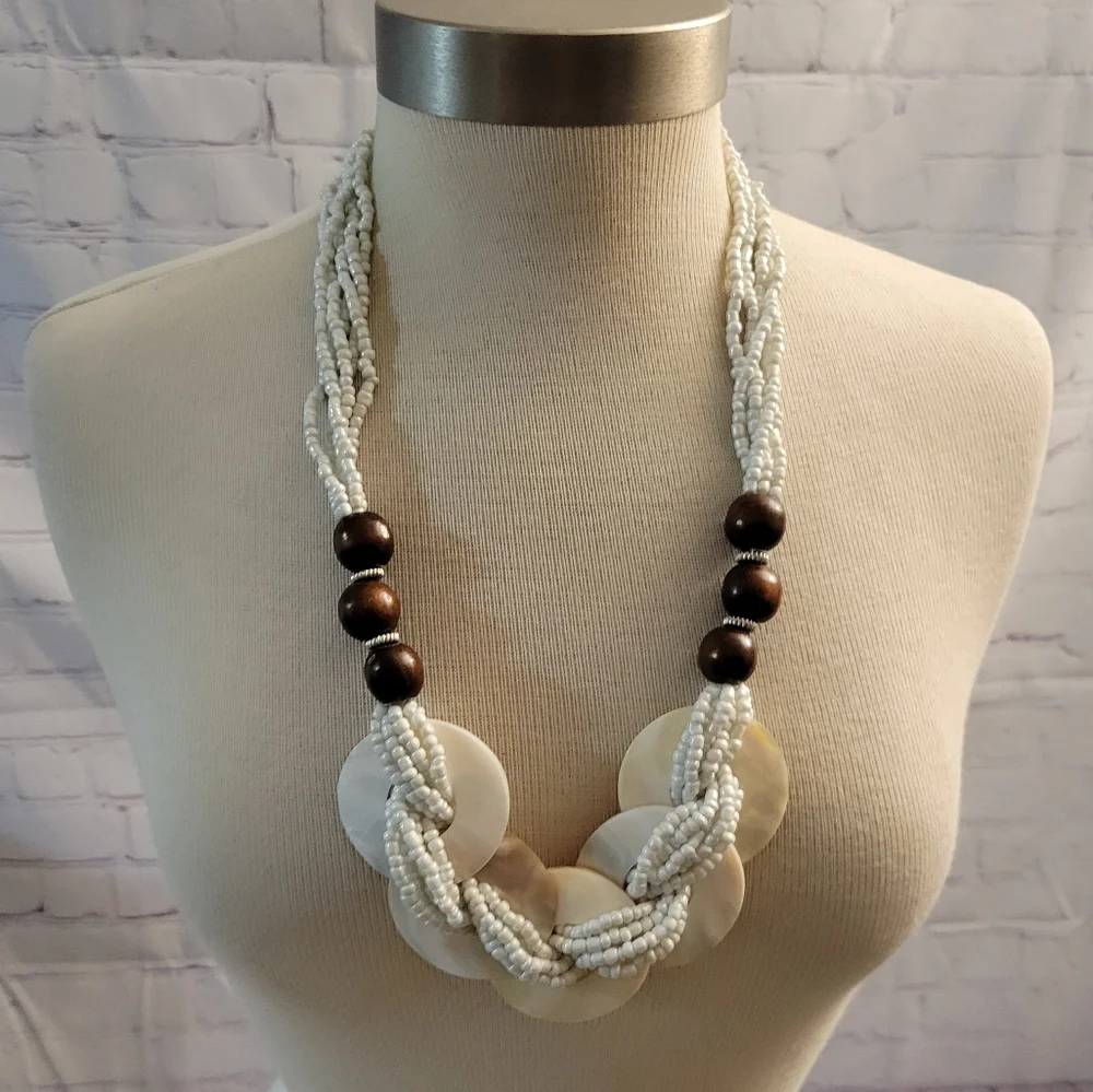 Natasha Couture | Jewelry | Natasha Statement Necklace Beach Vaca ...